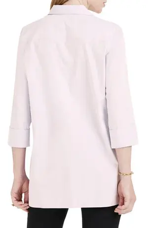 Foxcroft Pandora Non-iron Cotton Shirt - Chambray Pink
