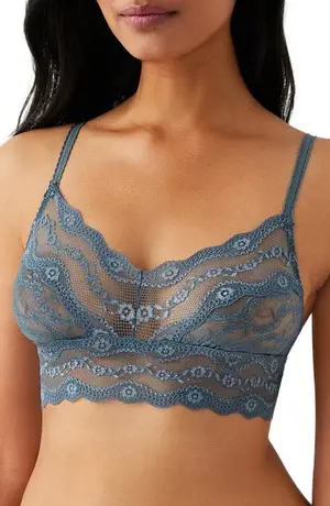 Wacoal Wacoal Lace Kiss Bralette Stormy Weather