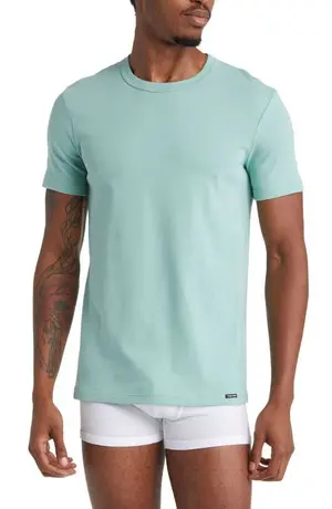TOM FORD Cotton Jersey Crewneck T-shirt - Menthol