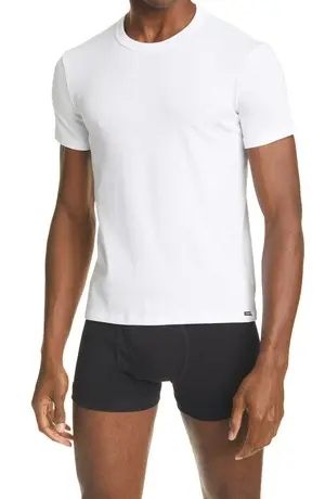 TOM FORD Cotton Jersey Crewneck T-shirt White