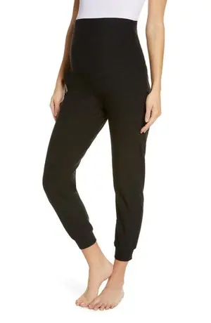 Beyond Yoga Spacedye Maternity Joggers - Darkest Night