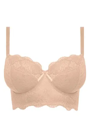 Freya Fancies Full Figure Longline Underwire Bra - Beige