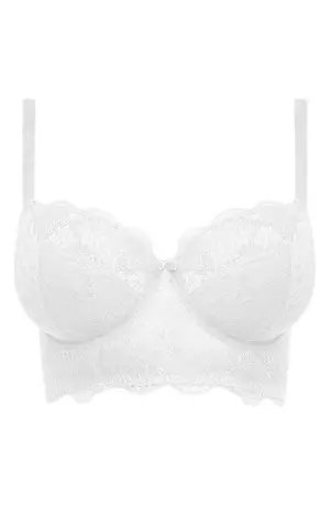 Freya Fancies Full Figure Longline Underwire Bra - White