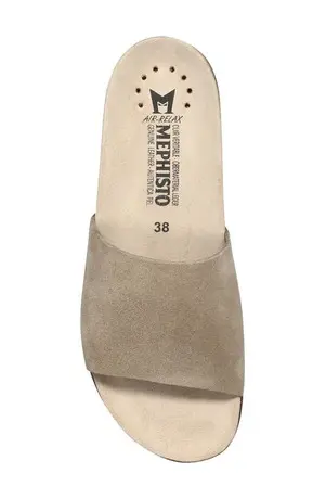 Mephisto Hanik Slide Sandal - Warm Grey