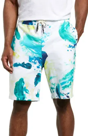 Ag Kenji Lounge Shorts Garden Paint Multicolor