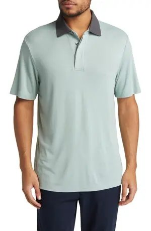 Theory Kayser Anemone Milano Polo Blue Surf