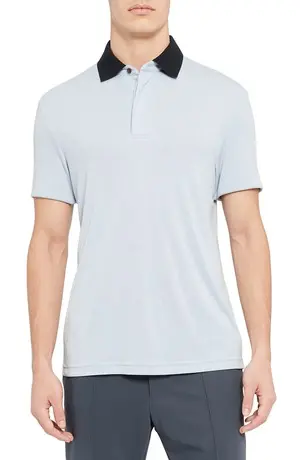 Theory Kayser Anemone Milano Polo Misty Blue