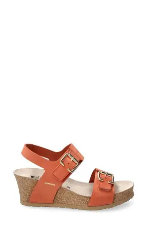 Mephisto Lissandra Platform Wedge Sandal - Chili