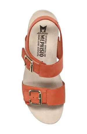 Mephisto Lissandra Platform Wedge Sandal - Chili
