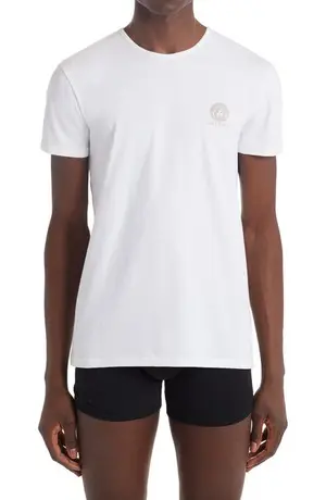 Versace Medusa Head Logo 2-pack Undershirts - White