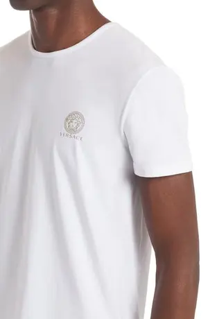 Versace Medusa Head Logo 2-pack Undershirts - White