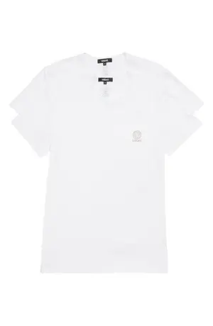 Versace Medusa Head Logo 2-pack Undershirts - White