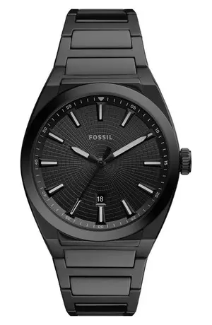 Fossil Fossil Everett Bracelet Watch Black Ip