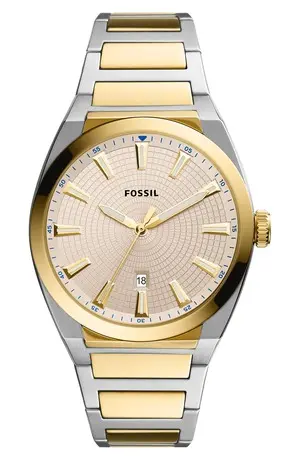 Fossil Fossil Everett Bracelet Watch Two-tone