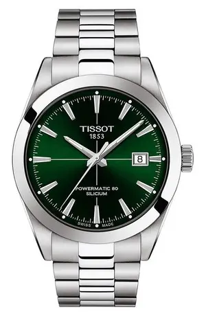 TISSOT Powermatic 80 Automatic Bracelet Watch - Green