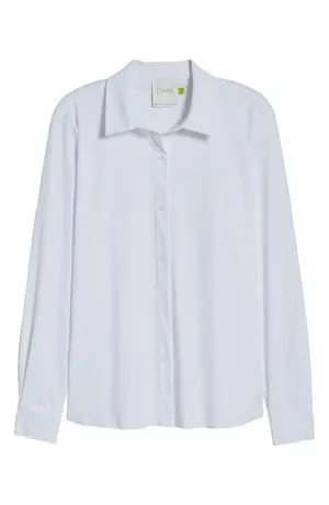Lyssé Essentials Connie Slim Fit Button-up Shirt - White
