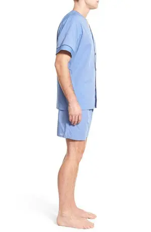 Majestic International Cotton Blend Pajamas - Blue