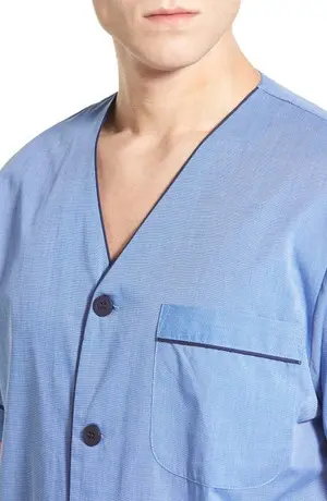 Majestic International Cotton Blend Pajamas - Blue