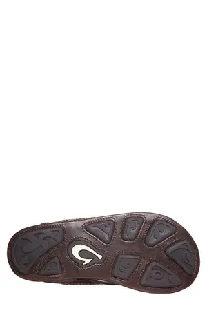 Olukai Mea Ola Flip Flop - Dark Java / Dark Java