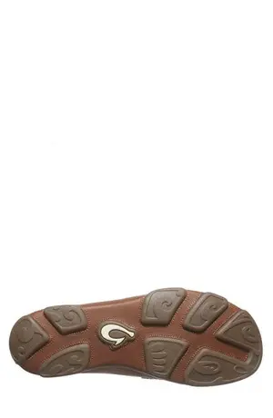 Olukai Moloa Leather Slip-on Loafer - Ray/ Toffee