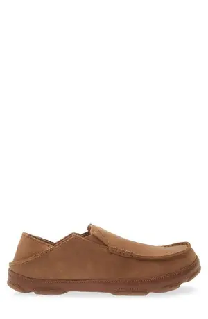 Olukai Moloa Leather Slip-on Loafer - Ray/ Toffee