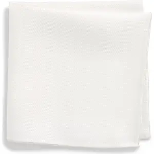 NORDSTROM King Twill Silk Pocket Square