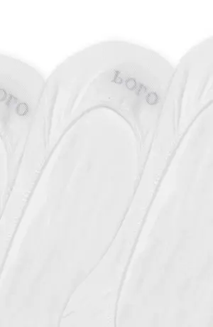 Polo Ralph Lauren 3-pack Of Liner Socks - White