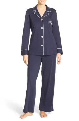 Ralph Lauren Knit Pajamas - Windsor Navy