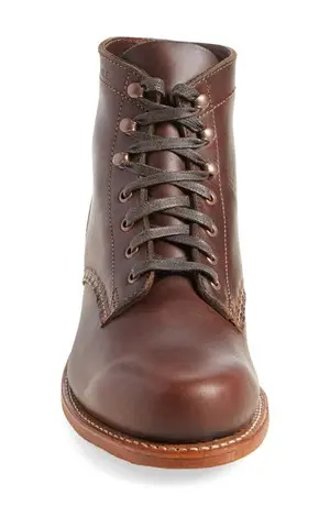 Wolverine 1000 Mile Plain Toe Boot - Brown