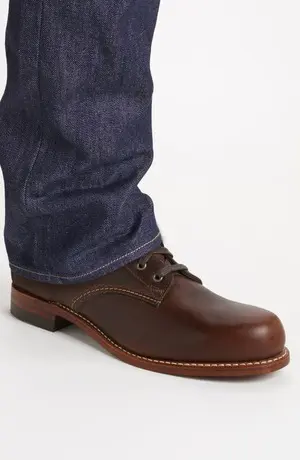 Wolverine 1000 Mile Plain Toe Boot - Brown