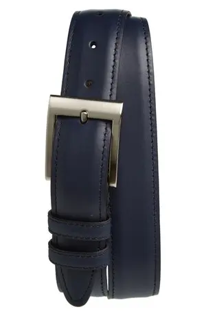 Allen Edmonds Leather Belt - Blue