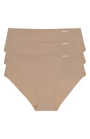 Dkny Litewear Cut Anywhere Assorted 3-pack Hipster Briefs Glowglowglow