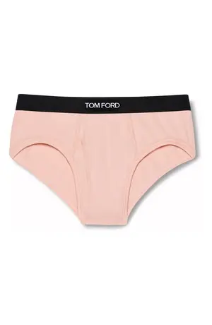 TOM FORD Cotton Stretch Jersey Briefs Blush