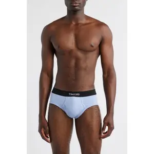 TOM FORD Cotton Stretch Jersey Briefs Lavender