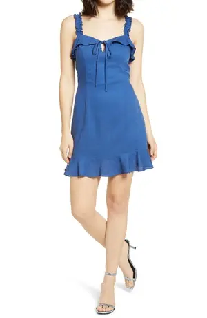 Lulus Days Like This Ruffle Minidress