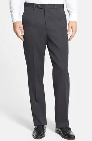 Berle Flat Front Bottoms For Men