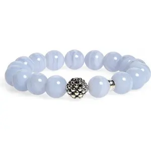 Lagos LAGOS Bead Stretch Bracelet Blue Lace Agate