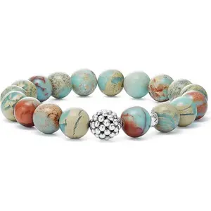 Lagos LAGOS Bead Stretch Bracelet Terra Jasper