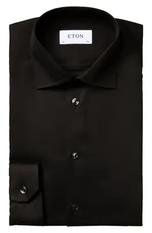 ETON Classic Fit Solid Dress Shirt