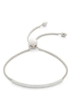 Monica Vinader Stellar Pavé Diamond Mini Bar Bracelet