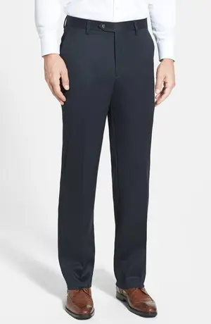 Berle Flat Front Pants For Men