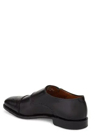 Allen Edmonds St. Johns Double Monk Strap Shoes - Black
