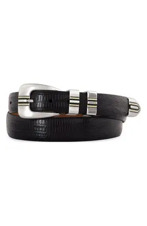 Johnston & Murphy Johnston & Murphy Leather Belt Black
