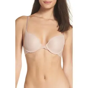 ON GOSSAMER Bump It Up Underwire Push-up Bra - Champagne