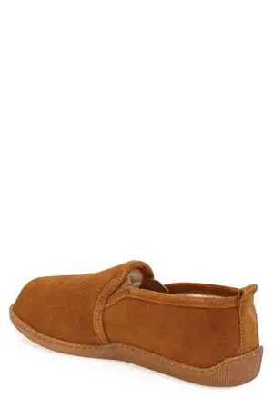 Minnetonka Suede Slipper - Brown
