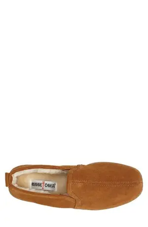 Minnetonka Suede Slipper - Brown