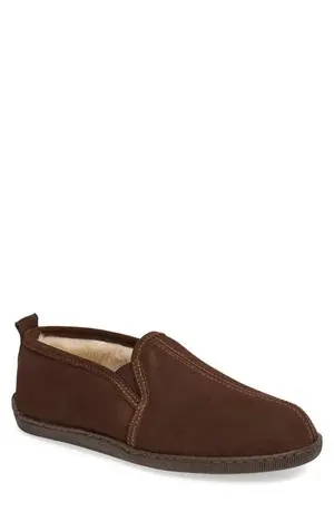 Minnetonka Suede Slipper - Chocolate