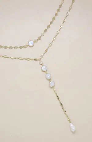 Ettika Set Of 2 Pearl Necklaces