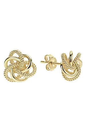 Lagos Love Knot Stud Earrings