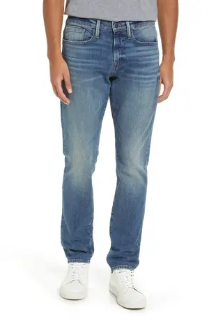 FRAME FRAME L'homme Skinny Fit Jeans Beech Worn